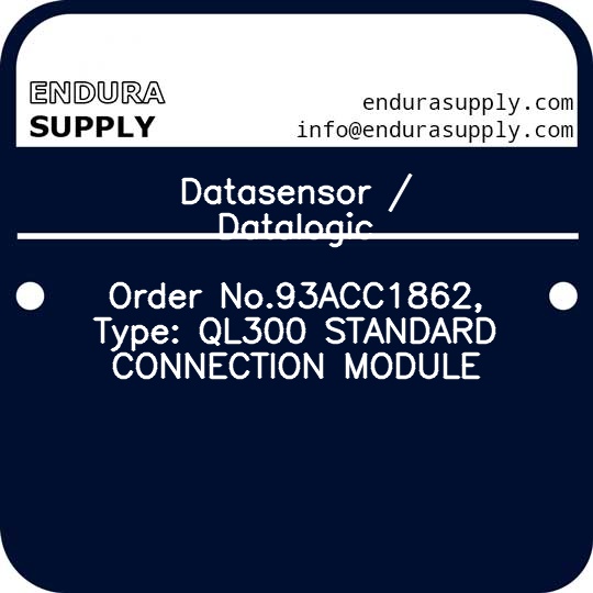 Datasensor / Datalogic Order No.93ACC1862, Type: QL300 STANDARD ...