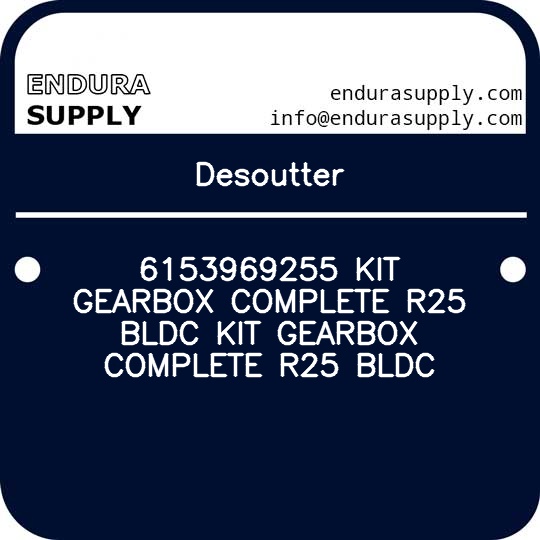 Desoutter 6153969255 KIT GEARBOX COMPLETE R25 BLDC KIT GEARBOX COMPLETE ...