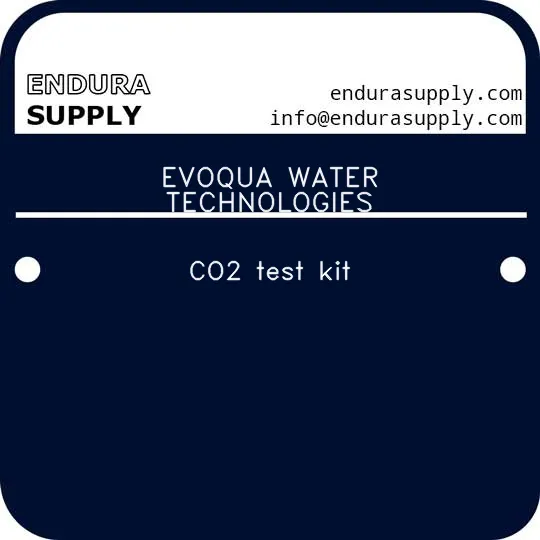 Evoqua Water Technologies CO2 test kit - Endura Supply